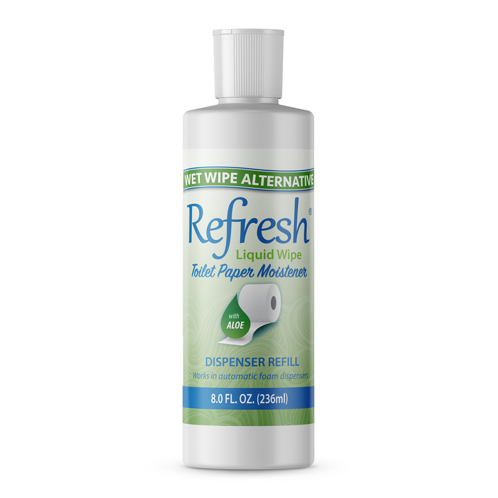 Flushable Wipes Clog Pipes | Refresh Liquid Wipe Alternative – Refresh ...