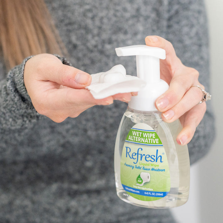 Flushable Wipes Alternative | Refresh Liquid Wipe – Refresh Wipes